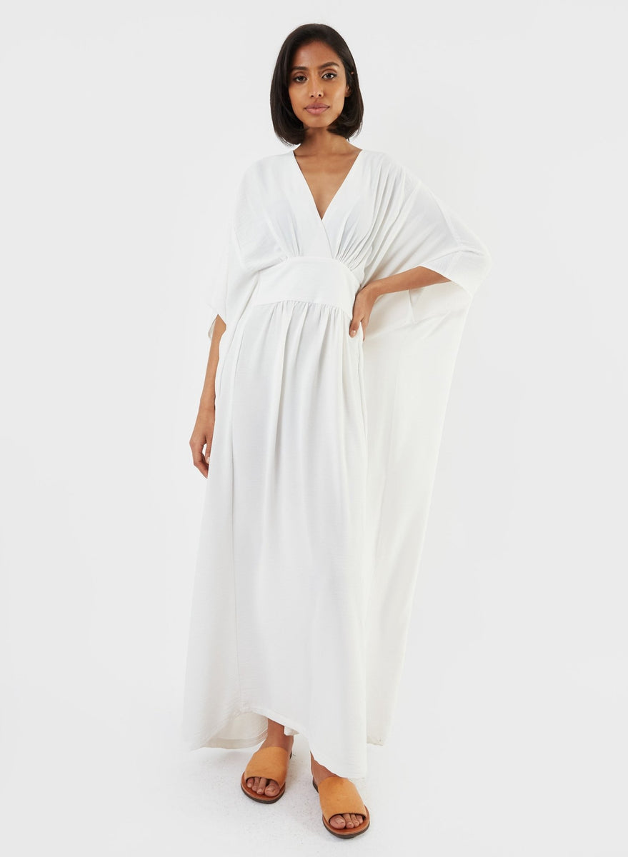 White Kaftan Dress | Meg